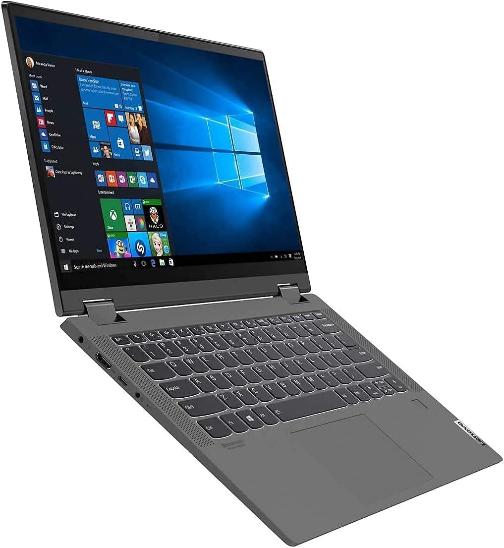 Lenovo IdeaPad Flex 5 2-in-1 Touchscreen Laptop, 14" FHD IPS Touch, 8-Core AMD Ryzen 7 4700U Upto 4.1Ghz(Beat i7-1165G7), Backlit KB, Fingerprint, Win 10 Home(8GB|512GB SSD)