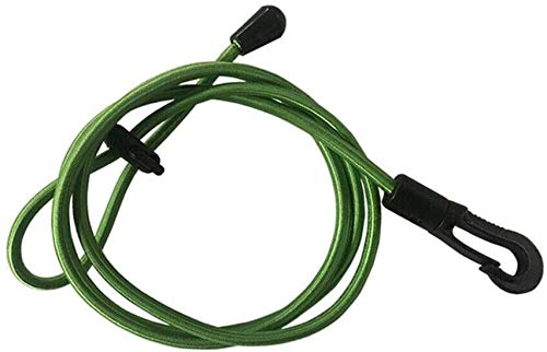 Kayak 1m Elastic Canoe Rowing Paddle Leash Cord Ropes Safety Fishing Rod Lanyard Green