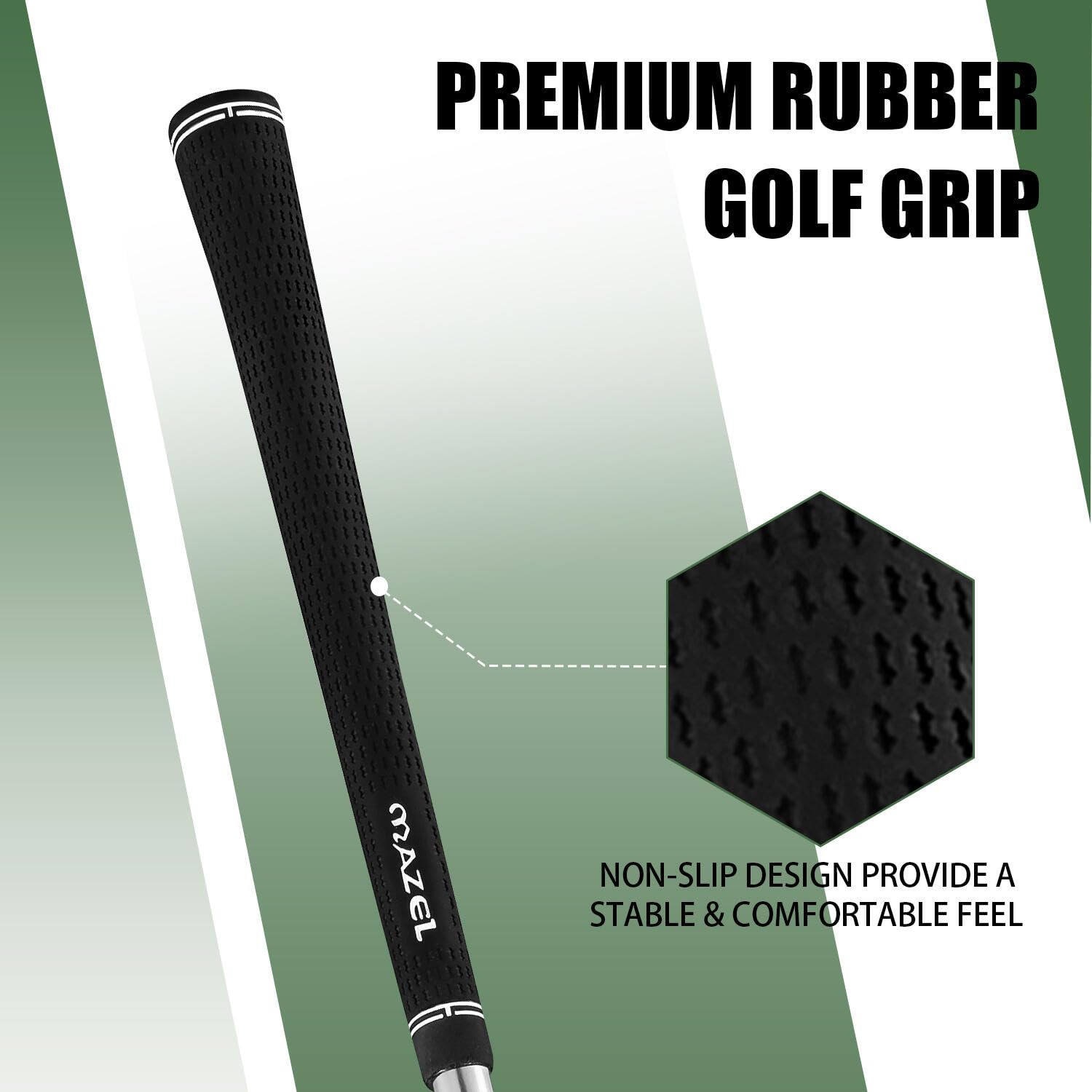 MAZEL WM-X1/2 Individual Men Golf Club Irons 1,2,3,4,5,6,7,8,9,Pitching Wedge,Approach Wedge,Sand Wedge with Graphite/Steel Shafts for Right Handed