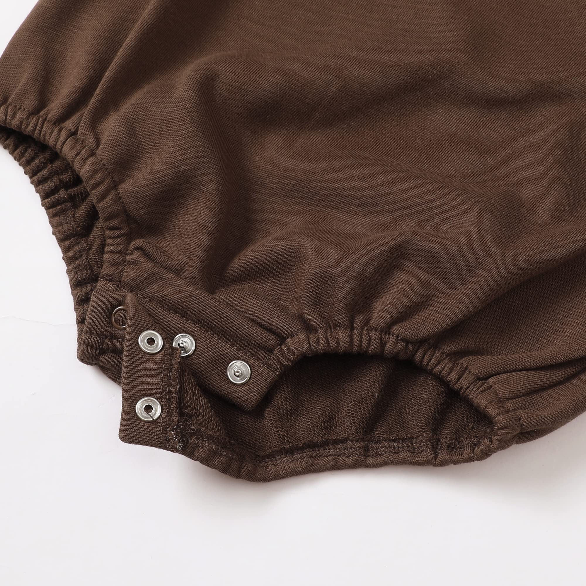 OPAWO Newborn Baby Boy Girl Romper Bodysuit Infant Oversized Sweatshirts Long Sleeve Pullover Sweater Top Fall Winter Clothes(Beige,0-3Months)