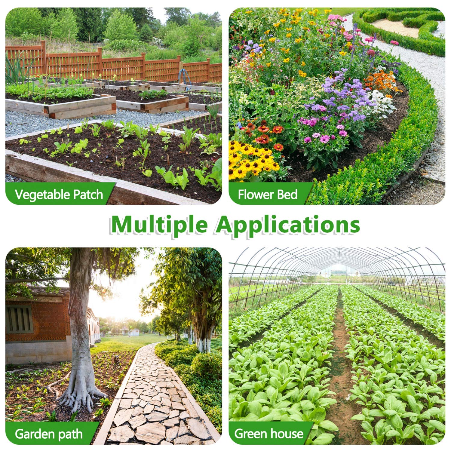 Pomeat Weed Barrier Landscape Fabric Heavy Duty, Premium Pro Weed Blocker Fabric, Durable & Superior Weeds Control Fabric for Vegetable Gardens, Flower Bed, Mulch, Pavers, Driveway 1.4 X 100FT Black