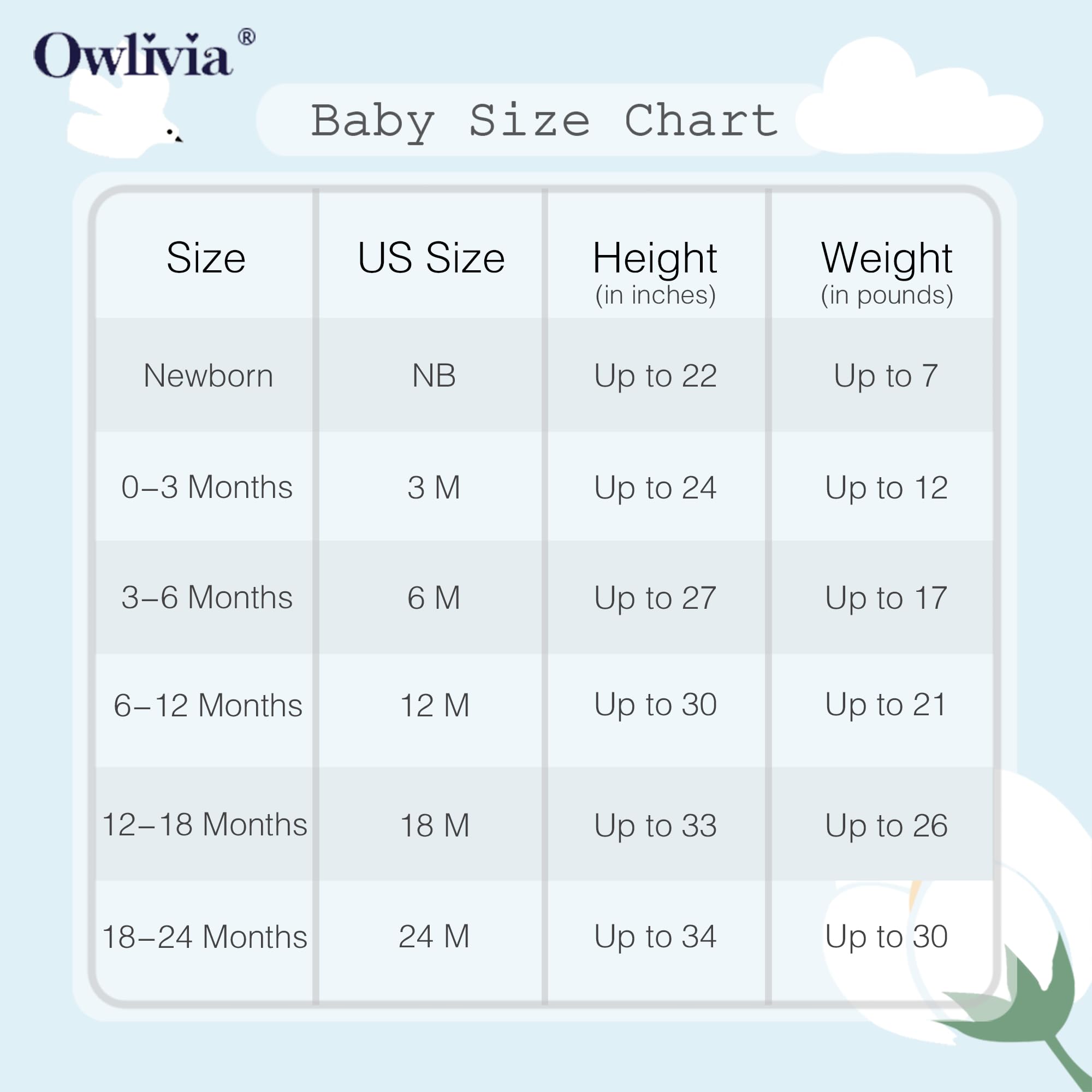 Owlivia Organic Cotton Baby Pajamas, Boys Girls Zip Front Sleep 'N Play, Footed Sleeper, Long Sleeve(3-6 Months, Rainbow Hearts)