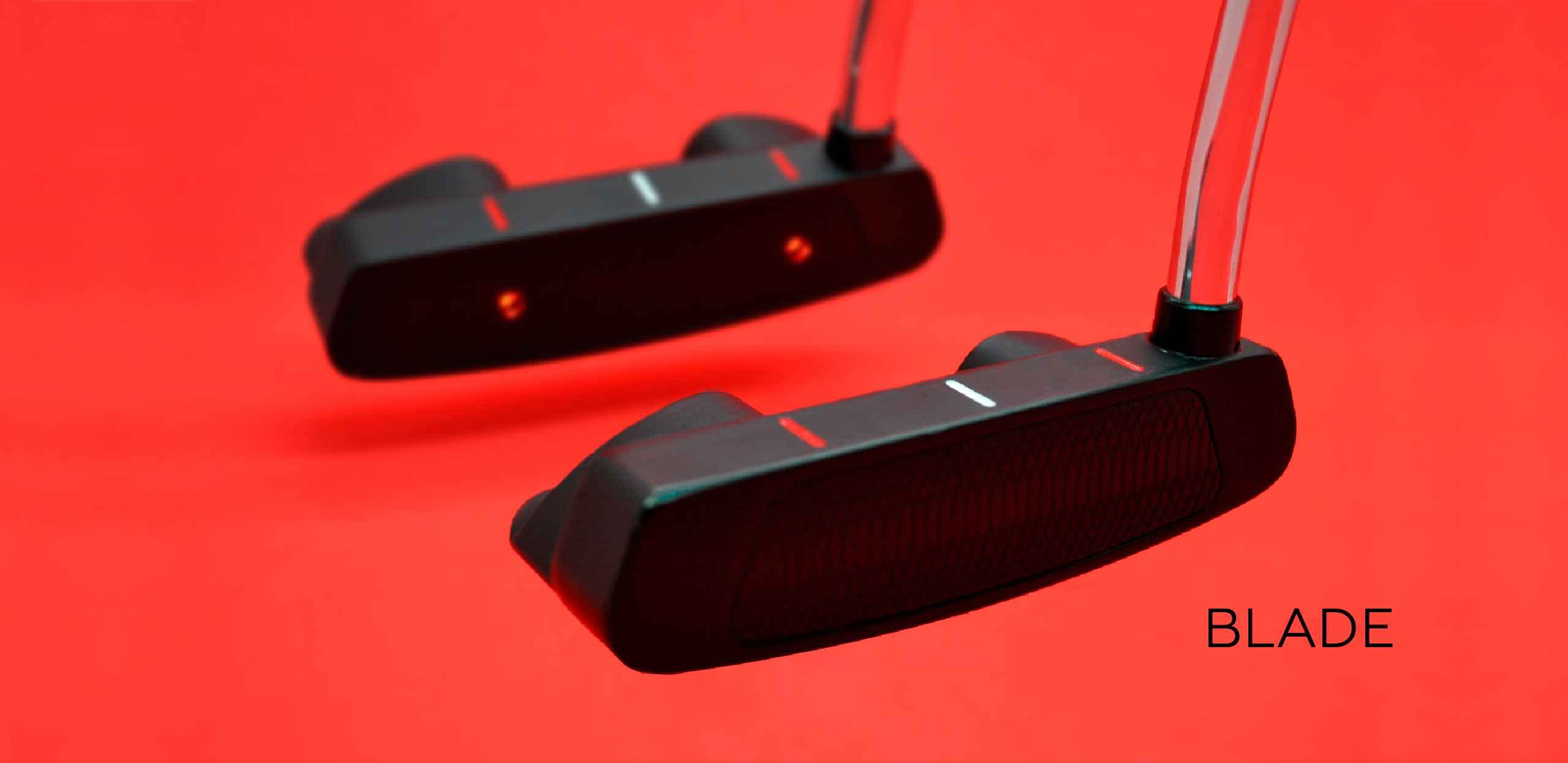 NeuraPutt- Black Hole PUTTERS- Swing Trainers with Infrared Technology. Blade Putter. Right and Left Handed Golfers (IR Blade + Standard Blade Set (Left))