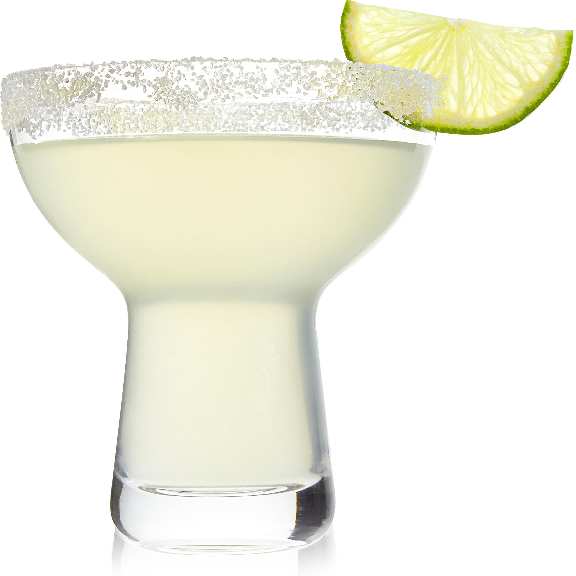 Margarita Glasses Set of 4 (13.8 oz) ā Hand-Blown Cocktail Glass Set ā Lead-Free Crystal Glassware ā Modern Home & Party Hosting Drinkware ā Birthday, Housewarming & Engagement Gift