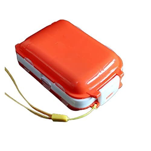 MEFESE Small Fishing Tool Box Outdoors 3-Tray Tackle Box Portable Tackle Organizer for Fishing Accessories Mini Toolbox