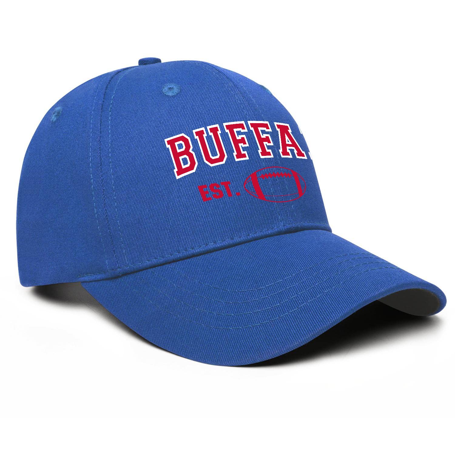 Mens Womens Buffalo Classic Baseball Cap Blue Cotton Trucker Dad Hat