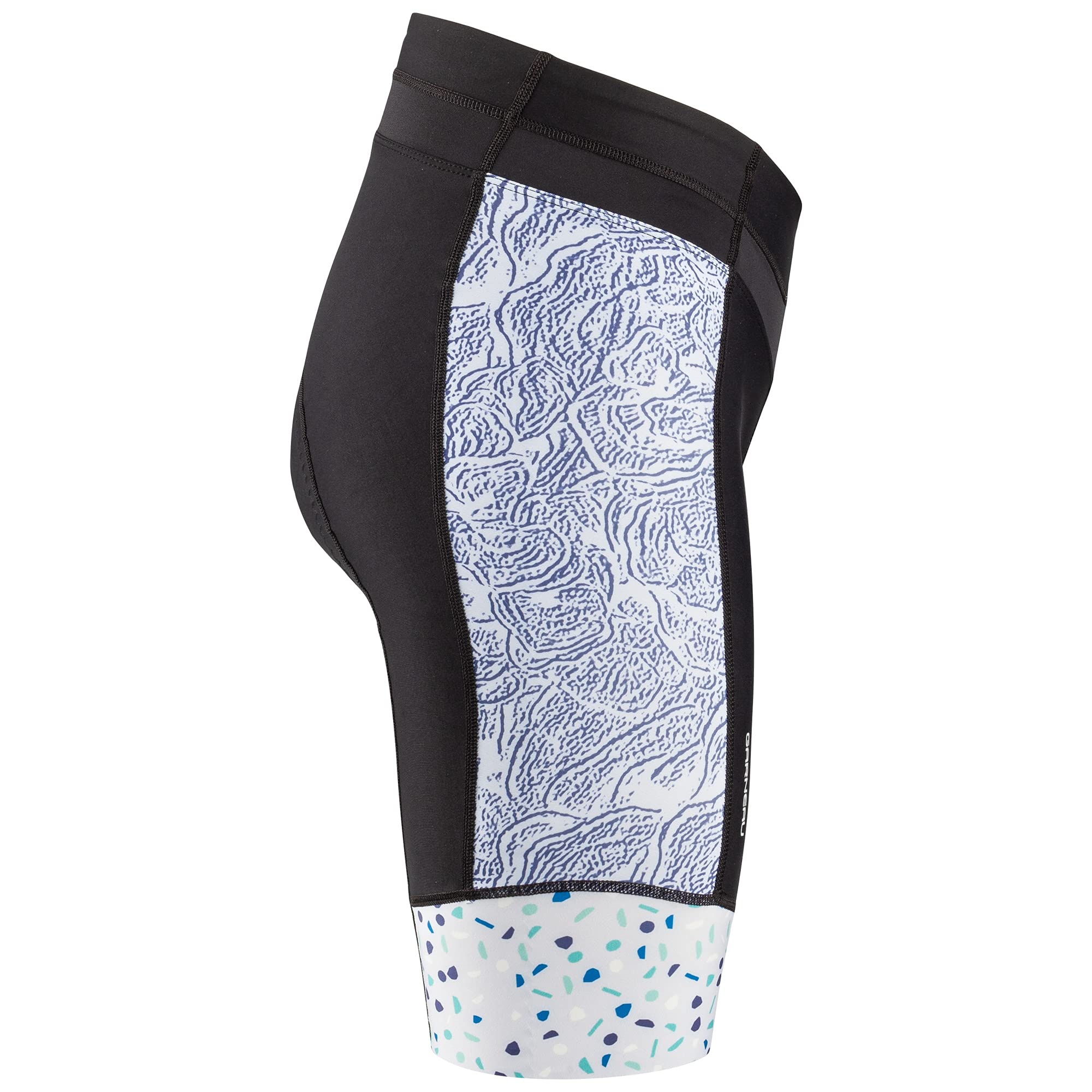 Louis Garneau, Women's Neo Power Art Motion Cycling Shorts, Conffetti, Medium