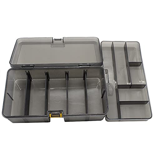 LMMDDP Waterproof Plastic Double-layer Fish Hook Bait Hook Bait Box Storage Box Fishing Tool Accessories