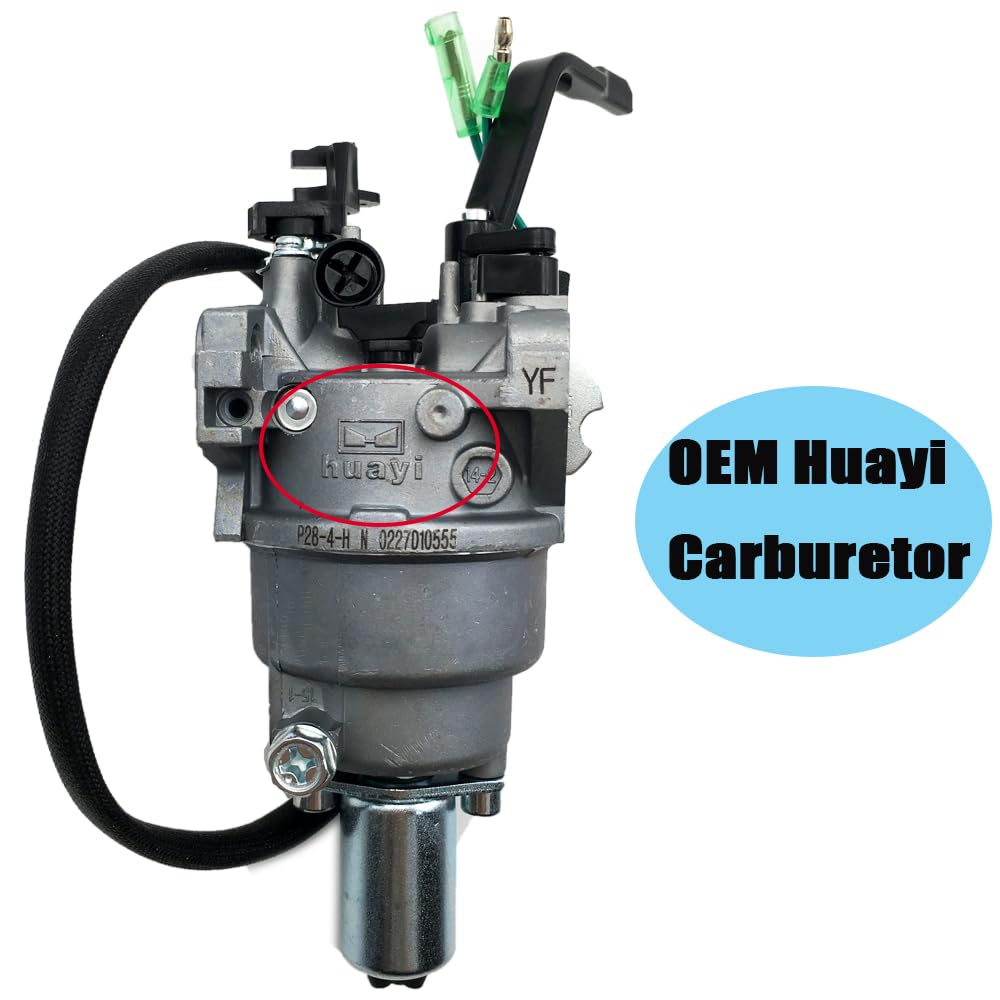 IBVIBV Dual Fuel Generator Carburetor for Huayi P28-H-4 338cc 389cc 420cc 439cc 459cc Generators For Champion 100165 Part# 47.131000.25