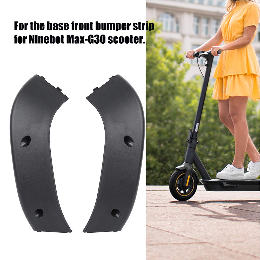 Keenso Anti‑Collision Scooter Strip, Scooter Base Front Anti‑Collision Strip Scooter Protector Scratchproof for Max‑G30