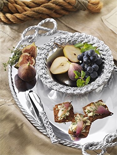 Mariposa Rope Oval Serving Tray