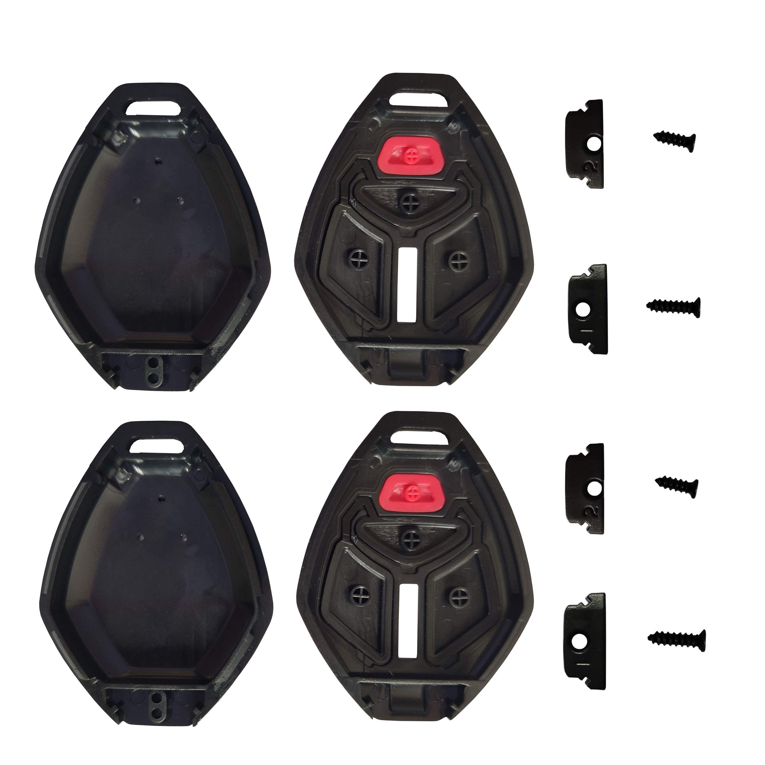 Key Shell Replacement for Keyless Entry Remote Key Fob Case with Screwdriver Fit for Mitsubishi Eclipse Galant Lancer Outlander