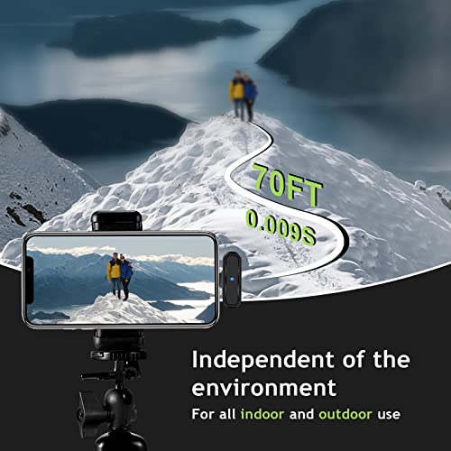 NEWWARE Wireless Lavalier Microphones for iPhone iPad, Lapel Mic with Charging Case and LCD Display, Plug-Play, Noise Reduction, for Recording, Vlog, TikTok, Live Stream (K63)