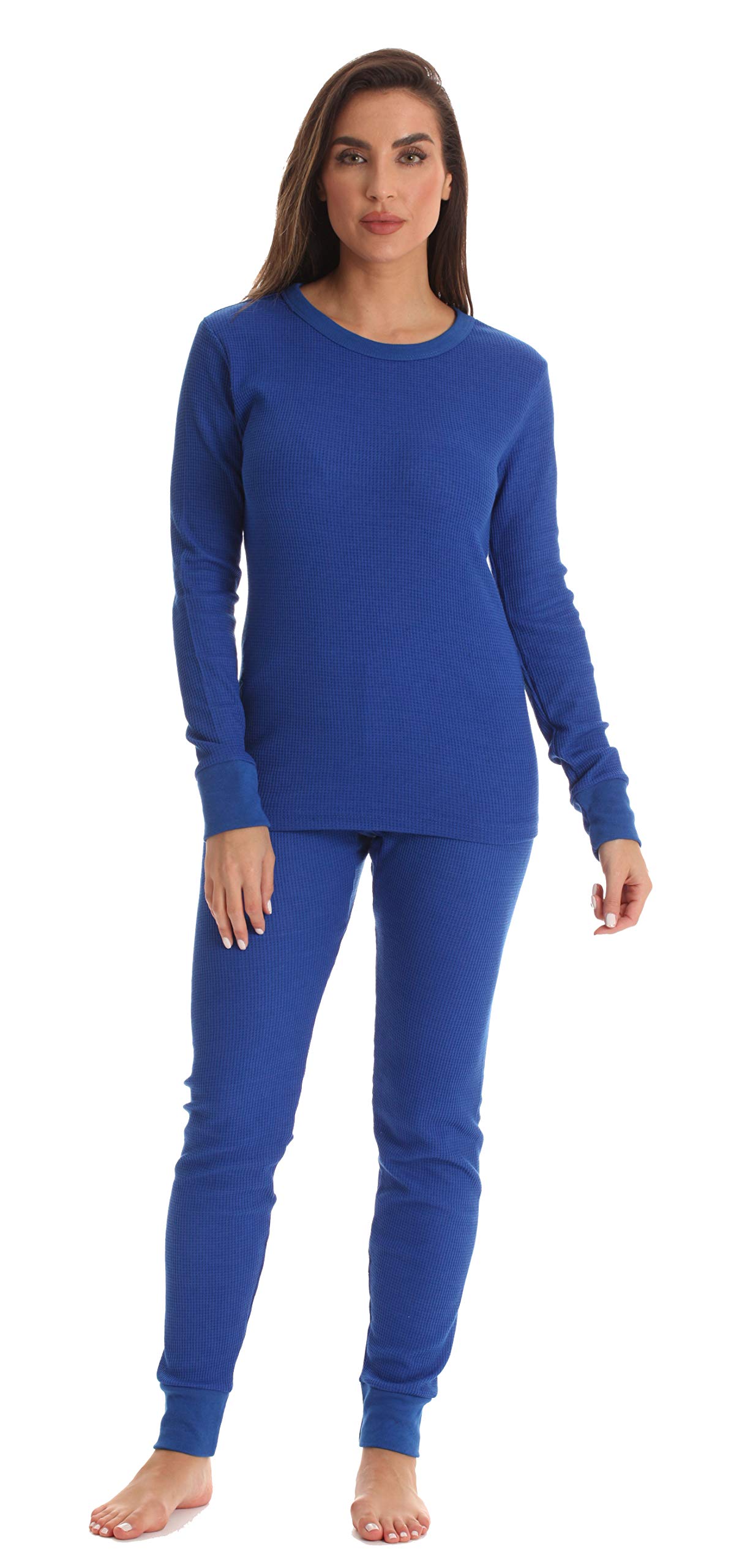 Just Love Women's Thermal Underwear Pajamas Set 95862-ROY-L