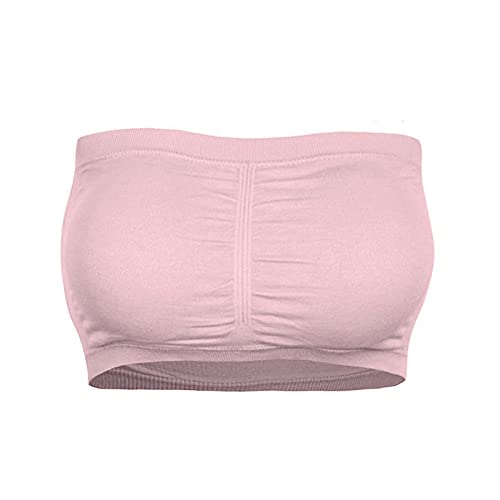 lnmuld Womens Gstring Thong Panties Top Padded Removable Plus Bra Bandeau Strapless Size Women Stretchy Double Holder