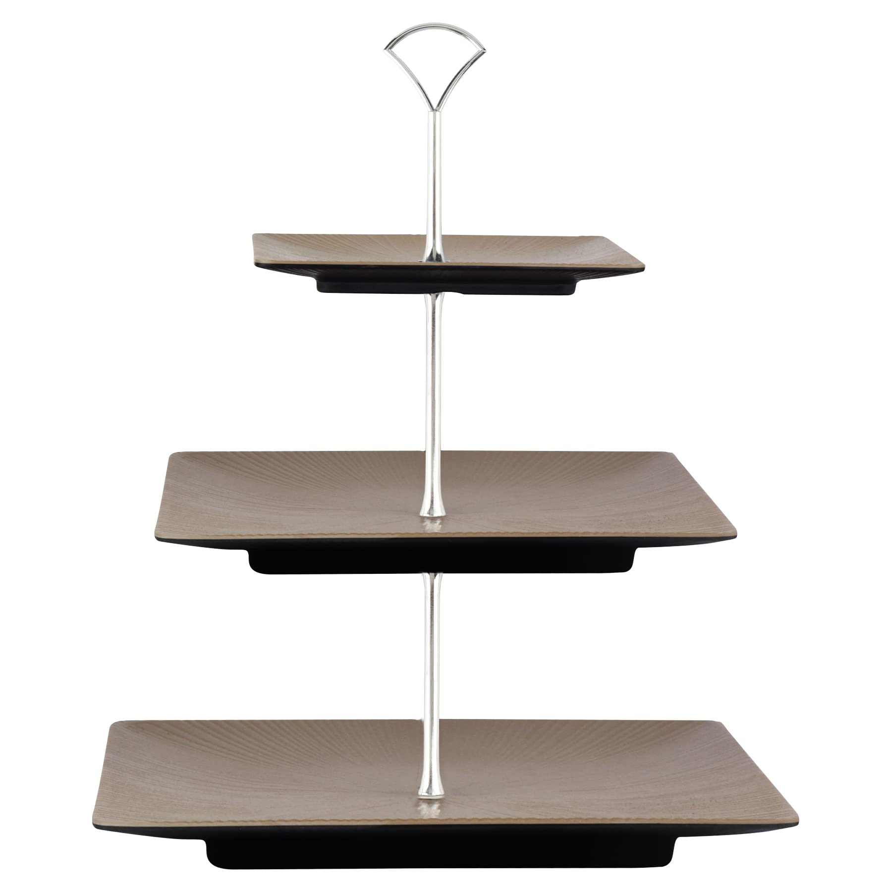 Lucky Will Square Tiered Serving Dishes for Kitchen Restaurant Serving Platters for Pasta Salad Gourmet Food
