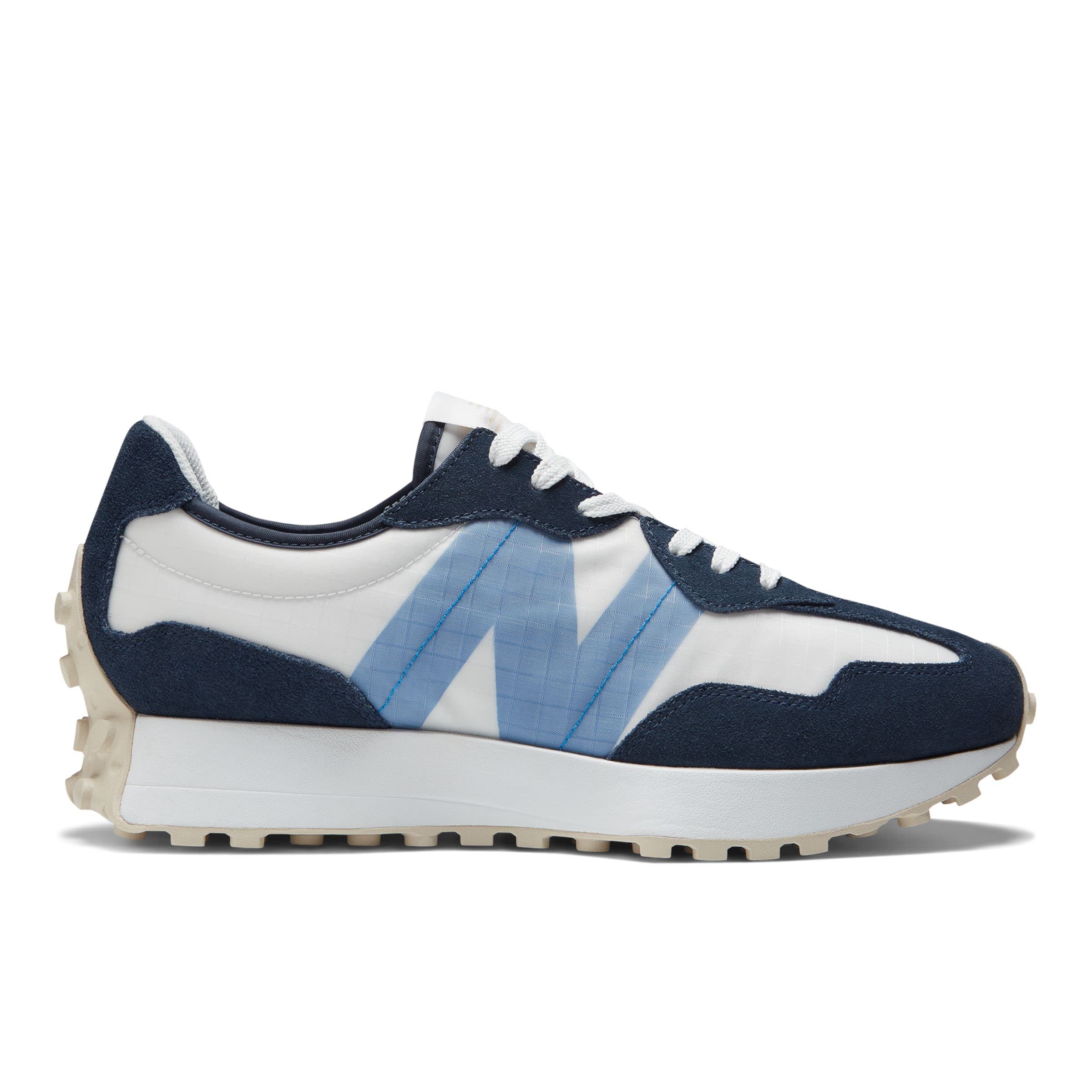 New Balance Men's 327 Sneakers, Natural Indigo/Serene Blue, 10 Medium US