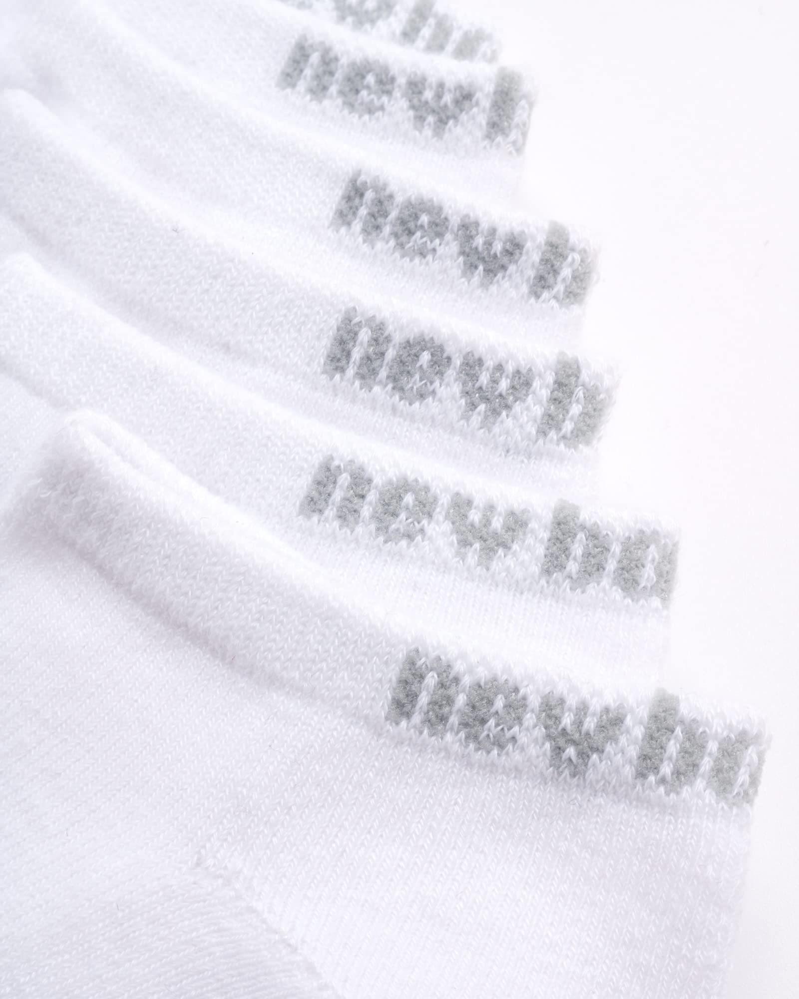 New Balance Men's Low Cut Socks - 12 Pack Performance Cushion No Show Athletic Socks for Men with Arch Support (Size: 6-12.5), Size 6-12.5, Solid White