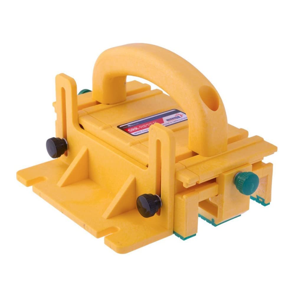JessEm 02310 Rout-R-Lift II Router Lift with Microjig Grr-Ripper 3D Pushblock Bundle (2 Items)