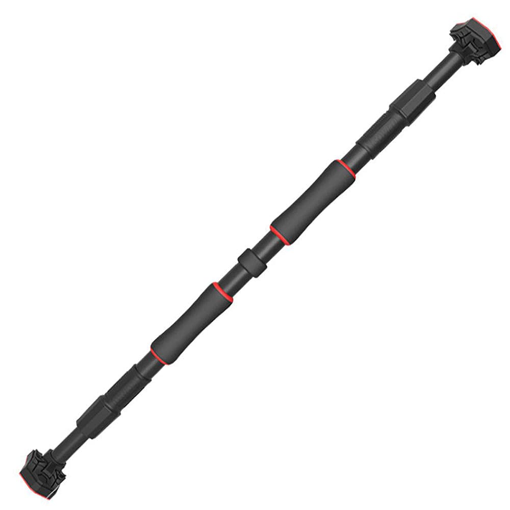 KDFJ Pull Up Bar, Chin up Bar No Screw Installation with Adjustable Width Locking, Upper Body Workout Bar for Home Gym Exercise Fitness-A-84-130
