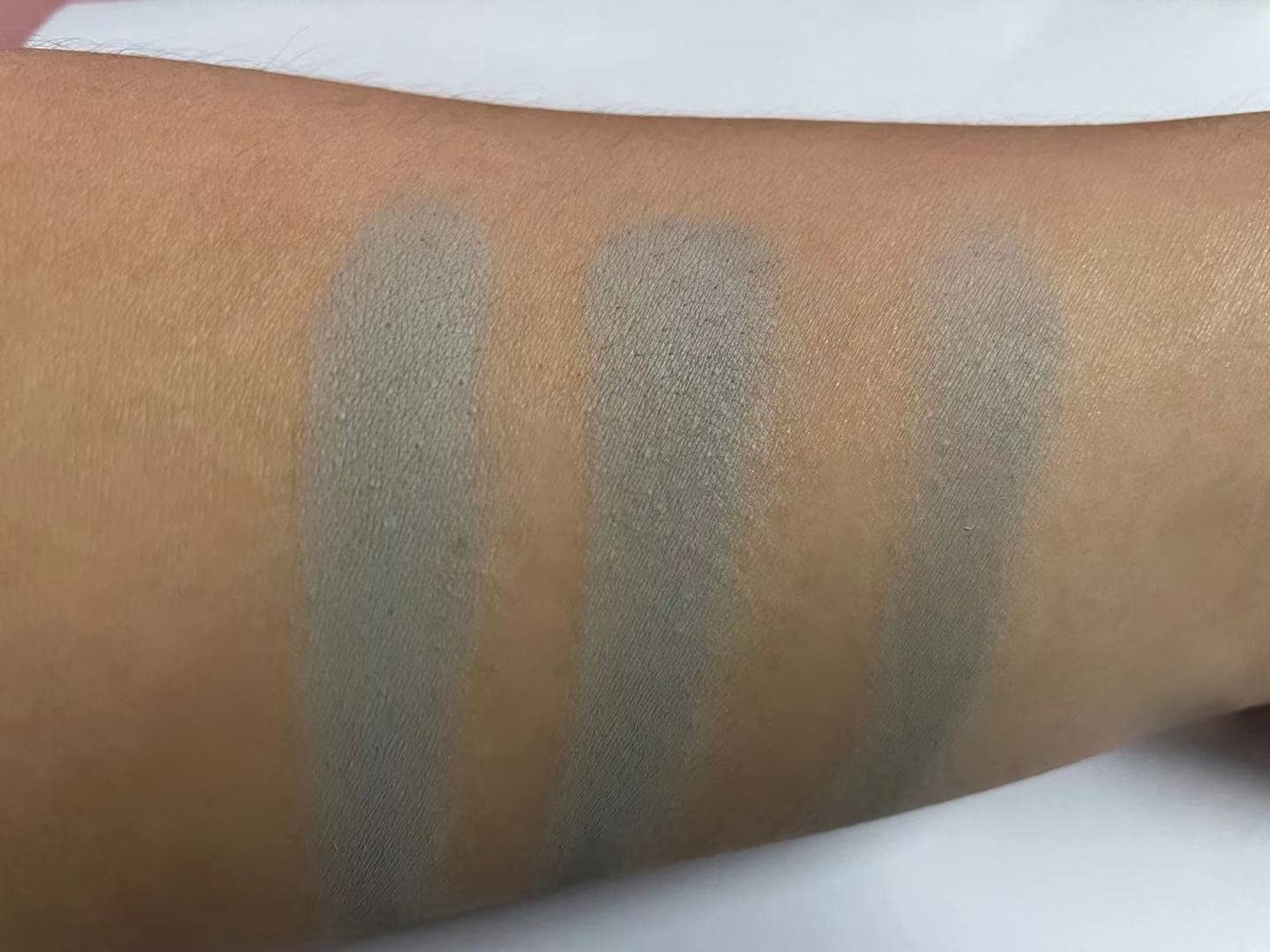 Mysense Single Matte Grey Eyeshadow,Pressed Fine Powder Eye Shadow,High Pigment Longwear Single Grey Eye Makeup for Day&Night (03)