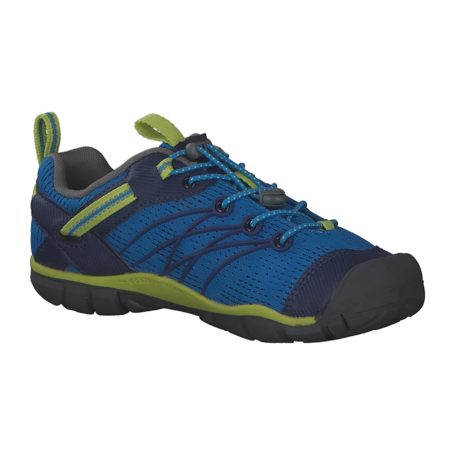 KEEN Kids' Chandler CNX Comfortable Sneakers, Brilliant Blue/Blue Depths, 6 Toddler