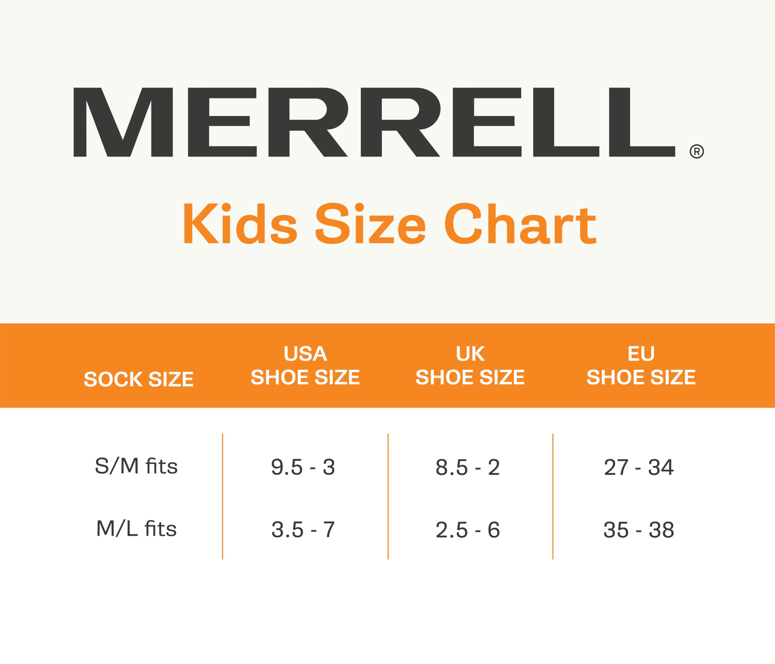 Merrell Kids' Brushed Cushion Thermal Crew Socks-2 Pair Pack-Soft Inner Layer with Gripper on Sole, Coral, 3.5-7