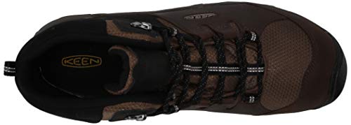 KEEN mens Steens Mid Height Leather Waterproof Hiking Boot, Canteen/Black, 11.5 US
