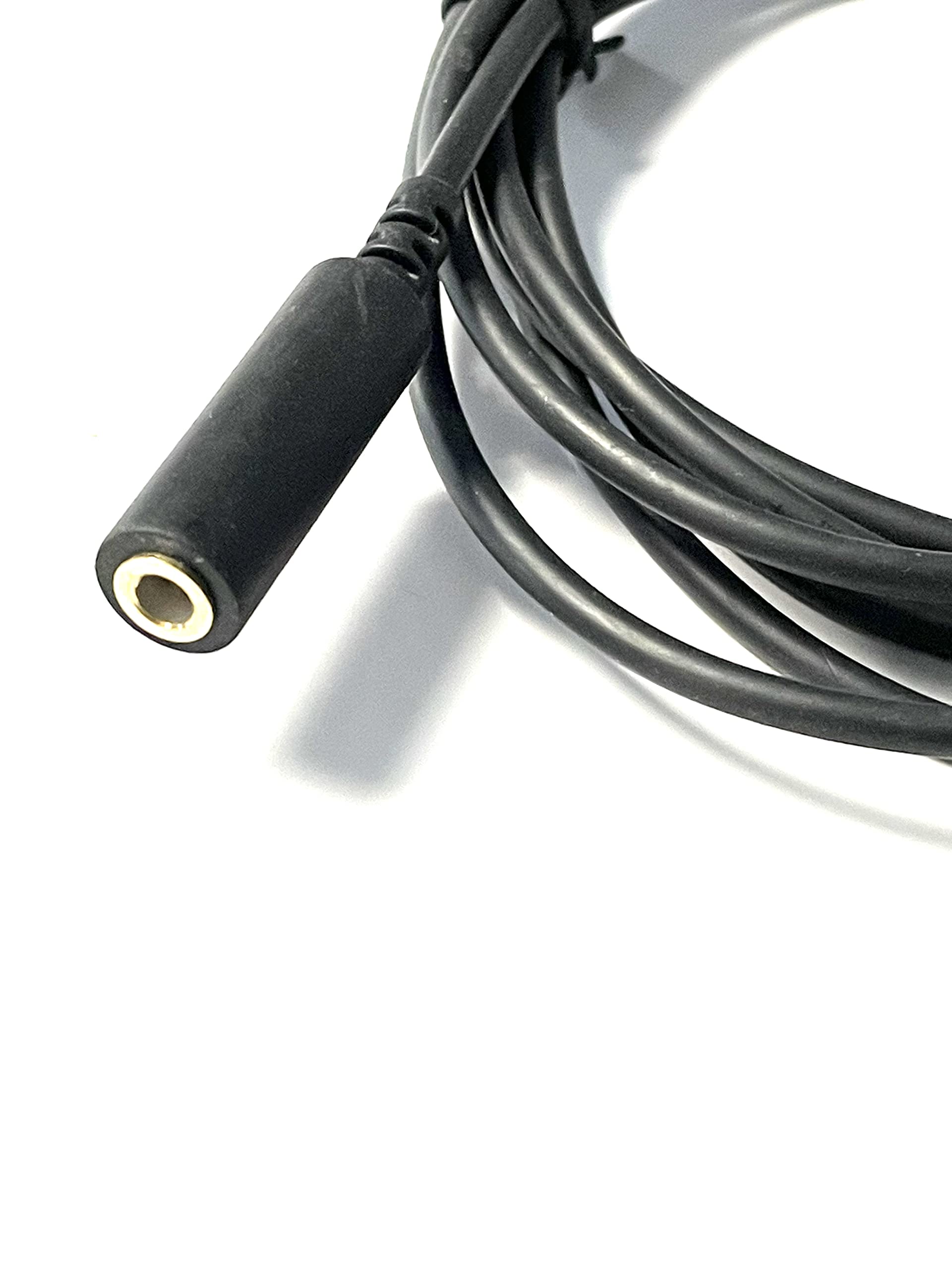 PEGLY 3.5mm Universal 2 in 1 Gaming Headset Audio- Extend Cable for HyperX Cloud II/Alpha-/Cloud Flight/Core Headphone for Computer