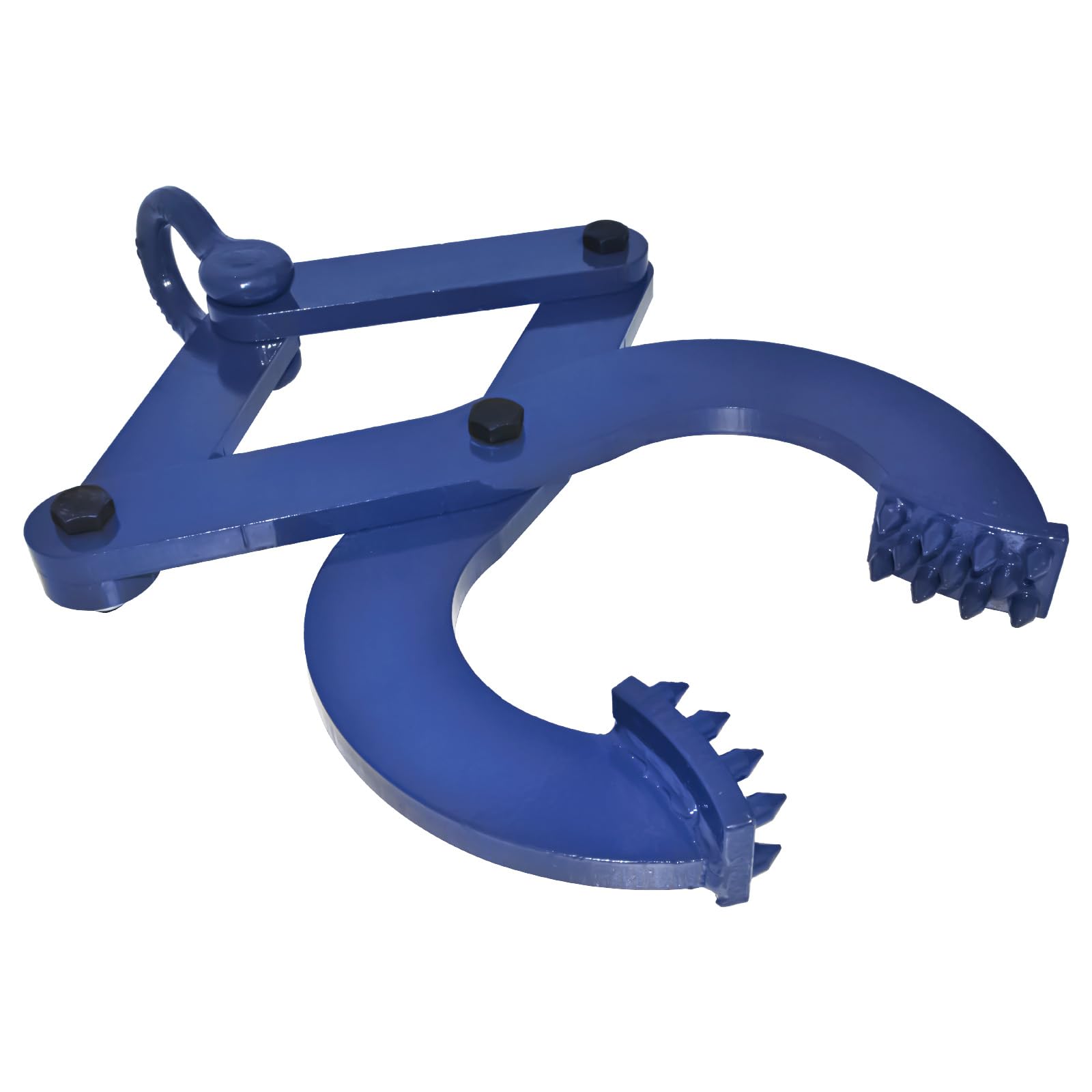 Pallet Puller Clamp 2T/4409LBS Pallet Jack Puller Steel Single Scissor Hook Puller, 8 Inch Jaw Opening Pallet Grabber Heavy Duty Forklift Material Handling Stump Puller Pulling Hoisting Wood