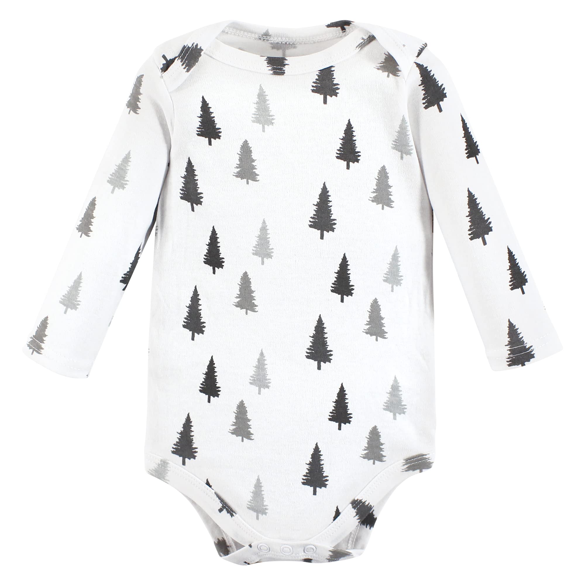 Hudson Baby Unisex Bodysuits Cotton Long-Sleeve Moosing Around, 12-18 Months, Moosing Around, 12-18 Months US