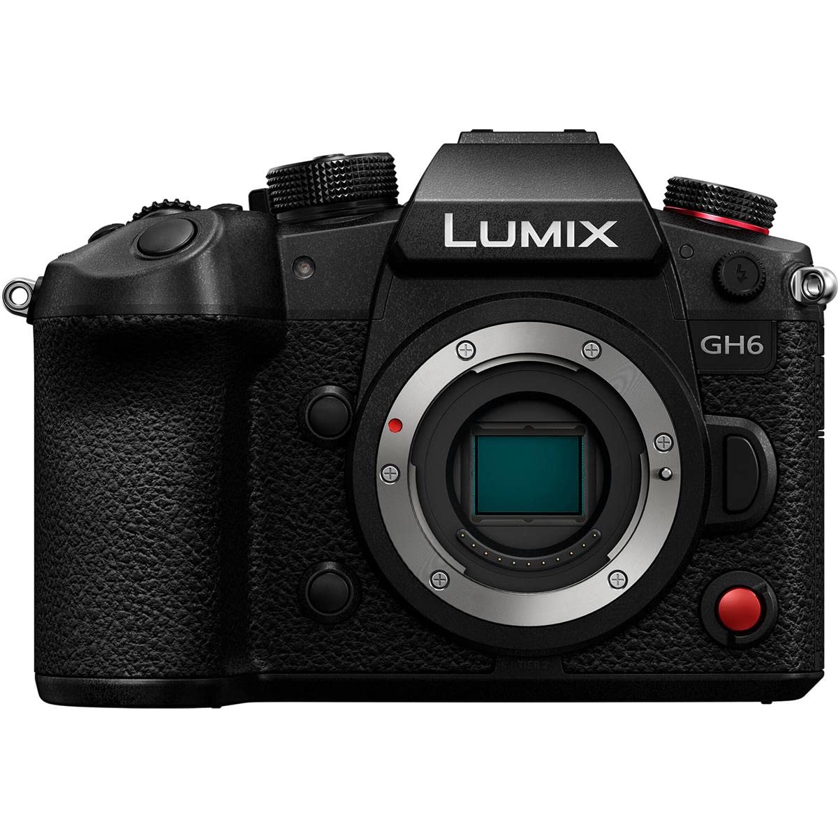 Panasonic Lumix GH6 Mirrorless Camera Body, Bundle with 128GB SD Memory Card, Shoulder Bag, Screen Protector, Cleaning Kit