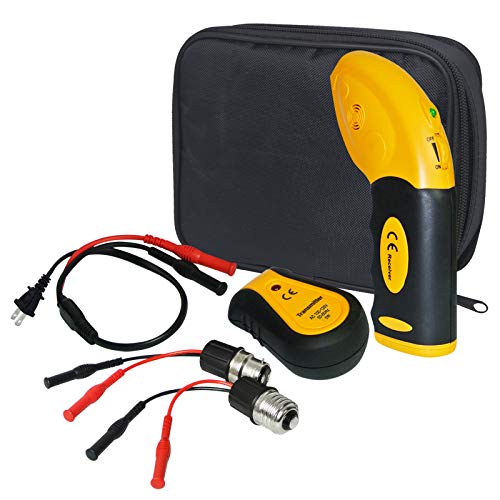 Portable Circuit Breaker Finder Tracer Circuit Tester Locate AC Circuits&Fuses Quickly LED Signal Receiver Transmitter Fuse Socket 100-120V Only