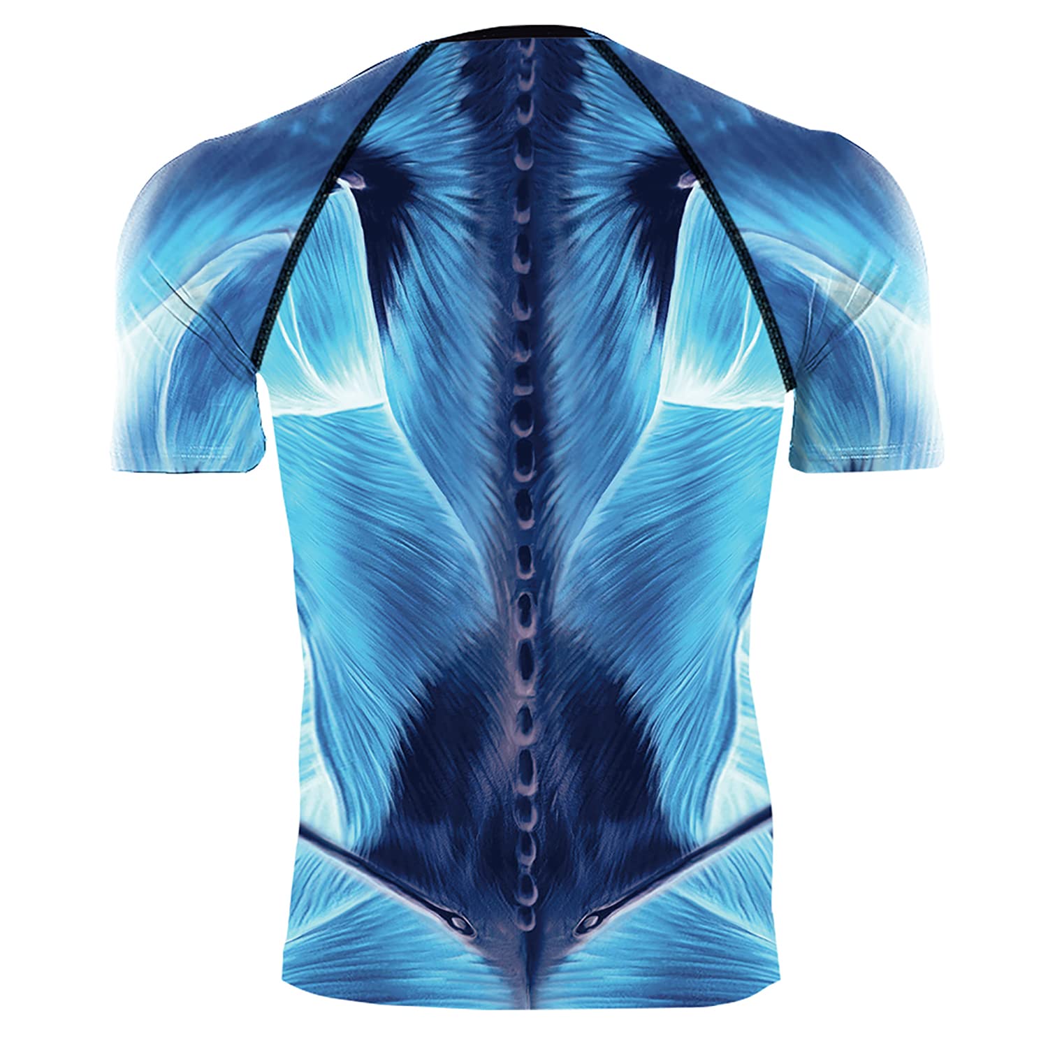 Men's Compression Shirt 3D Print T-Shirt Sports Running Fitness Quick Dry Workout Base Layer Shirts for Mens