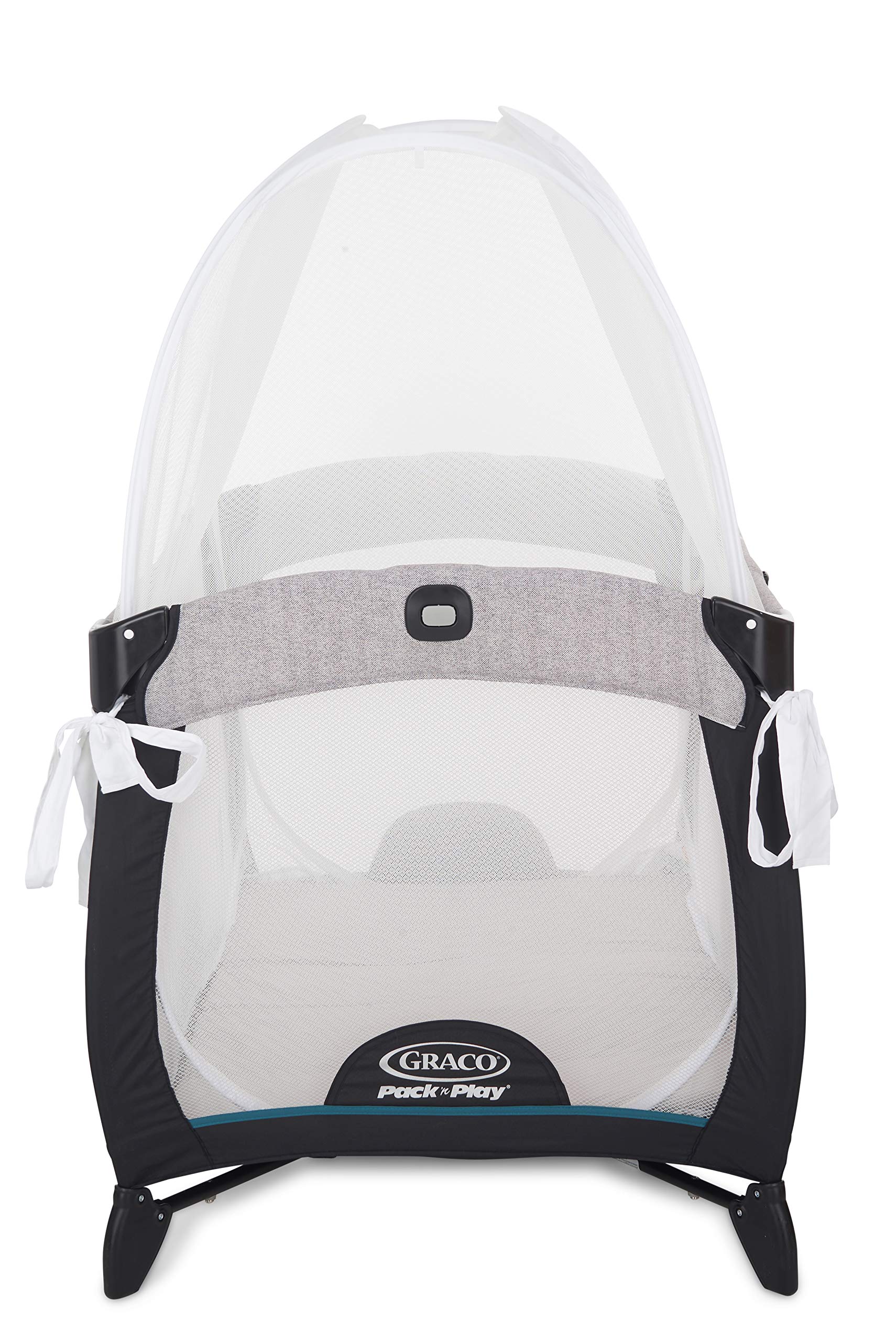 KinderSense - Pack N Play Tent Baby Safety Crib Net - Toddler Crib Topper for Playpens & Mini Cribs to Keep Baby from Climbing Out - Breathable Mesh Pop up Net - Mosquito Net Canopy Upgraded