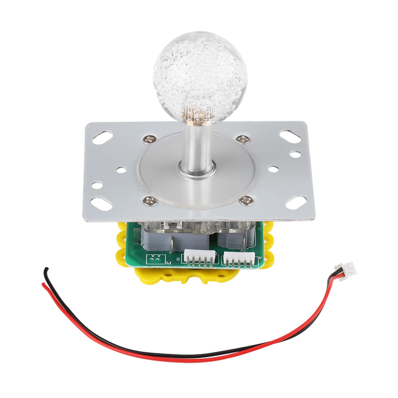 OKJHFD Arcade Joystick, American Style Arcade Competition LED Colorful Illuminated Arcade Joystick, Adjustable Competition Style Long Handle Joystick switchable from 4 to 8 Way Operation