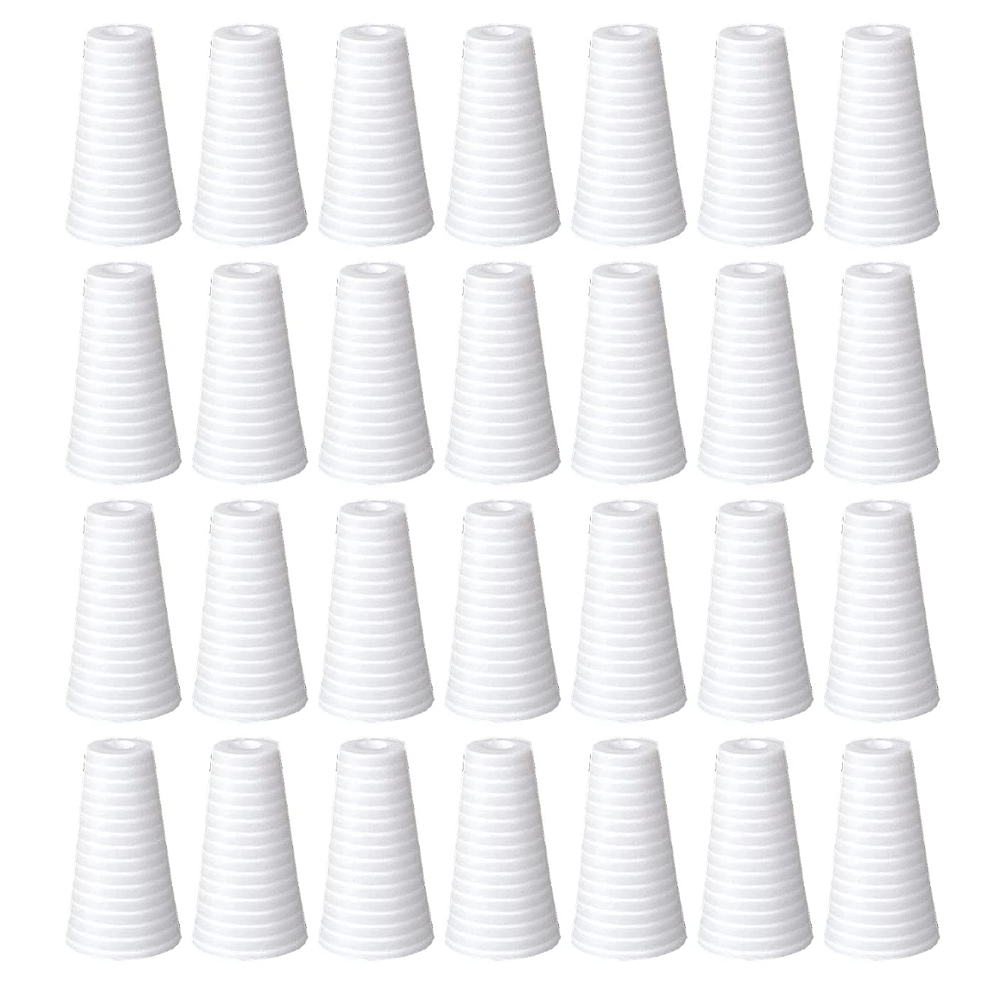 Huyfoig 50PCS Pull Cord Tassels, White Plastic Window Blind Cord Knobs Drops Pull End for Blinds or Shades