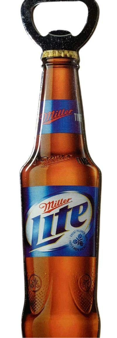 Miller Lite Bottle Shaped Bottle Opener Speed Wrench | 6.5" Long | New