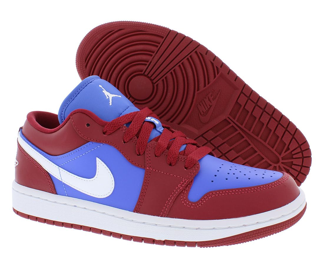 Jordan Womens WMNS air Jordan 1 Low DC0774 604 Pomegranate/Medium Blue - Size 9W