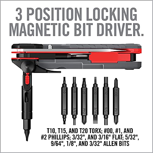Real Avid Gun Tool Max, 37-in-1 Multitool for Gunsmithing, Includes Pliers, Wire Cutters, Knife Blade, Universal Choke Wrench, Bits, Wrenches & Sheath, Perfect EDC Tool for Hunting & Gun Owners black
