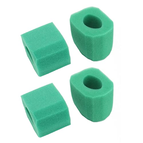 Jeanoko 4pcs Pool Filter Cartridge Sponge Reusable Durable Practical Filter Foam Replacement Filter Sponge Filter Foam for Home Outdoors Pool Pump Use Garden Entertainment