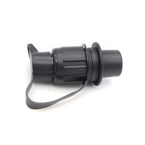 Osdhezcn 3 Trailer Plug Adapter 3 Pin Trailer Plug Trailer Connector Trailer Plug 3 Pin Plug Adapter Trailer Connector Vehicle-Side 3-pin Flat Trailer Wiring Harness Connector Dust Cover