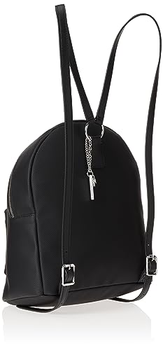Lacoste Women's Daily Lifestyle Backpack, Black, One Size