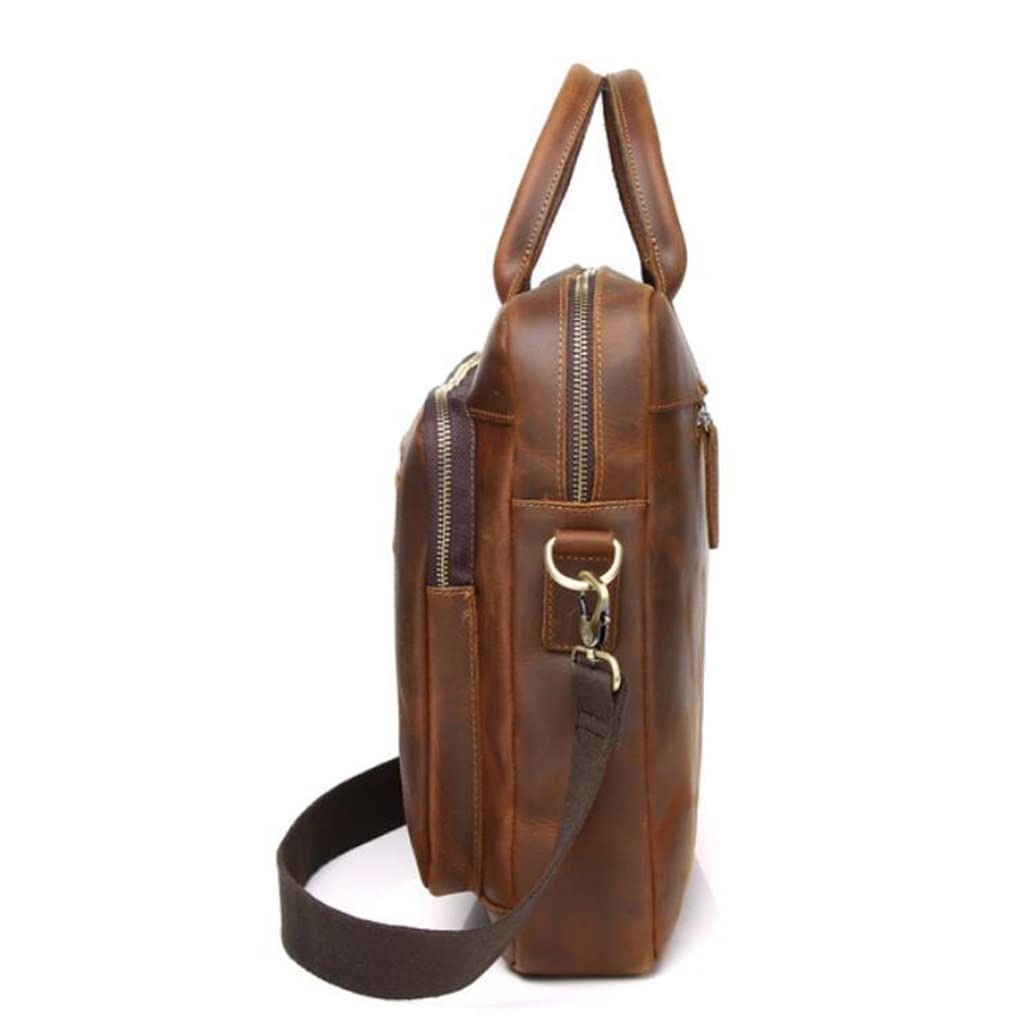 LIRUXUN Men Handbag Men Business Laptop Bag Briefcases for Messenger Tote Large Capacity Messenger Bag