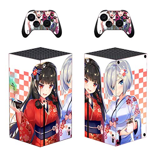 KAJAL MANI Vinyl Skin Sticker Decal Wrap for X-box-One-Series X Console Skin Set Otaku Fan Boy