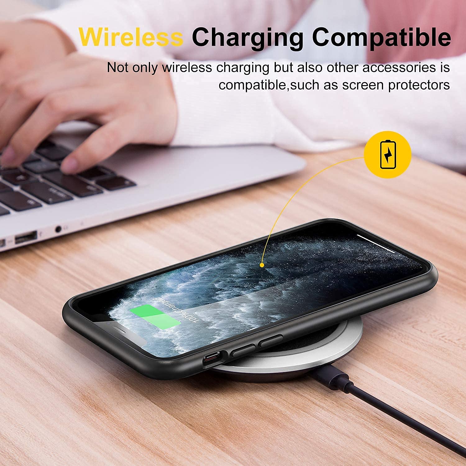 Humixx iPhone 14 Pro Case Matte Black
