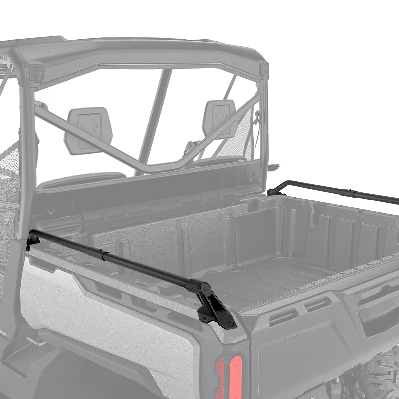 kemimoto Cargo Bed Rails Compatible with Can Am Defender (Max) HD5 HD8 HD10 2016 2017 2018 2019 2020 2021 2022 OEM Replace #715003444