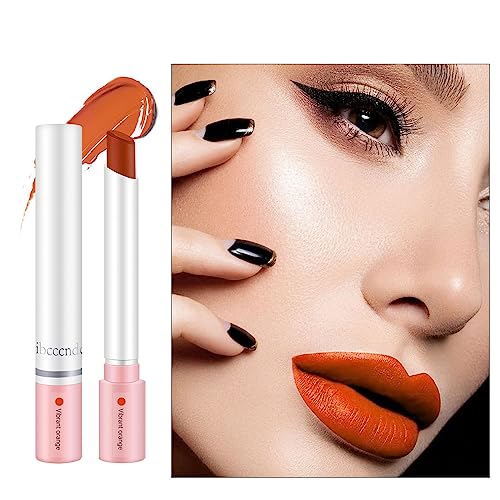 Matte Cigarette Lipstick Pack Set, 4 Colors Red Moisturizer Smooth Lip Stick, Long Lasting Waterproof Liquid Lipstick, Women Make up Velvet Cosmetic Lipsticks