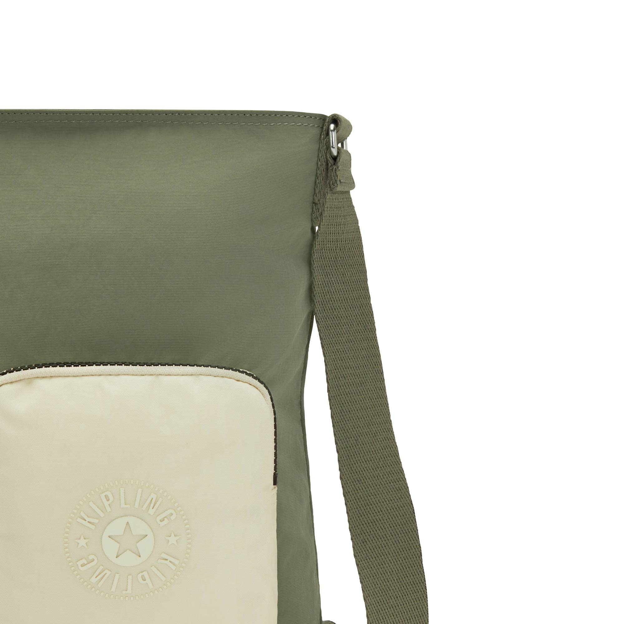 Kipling womens Eirene Crossbody Bag, Sage Green Bl, 14 L x 12.5 H 5.25 D US