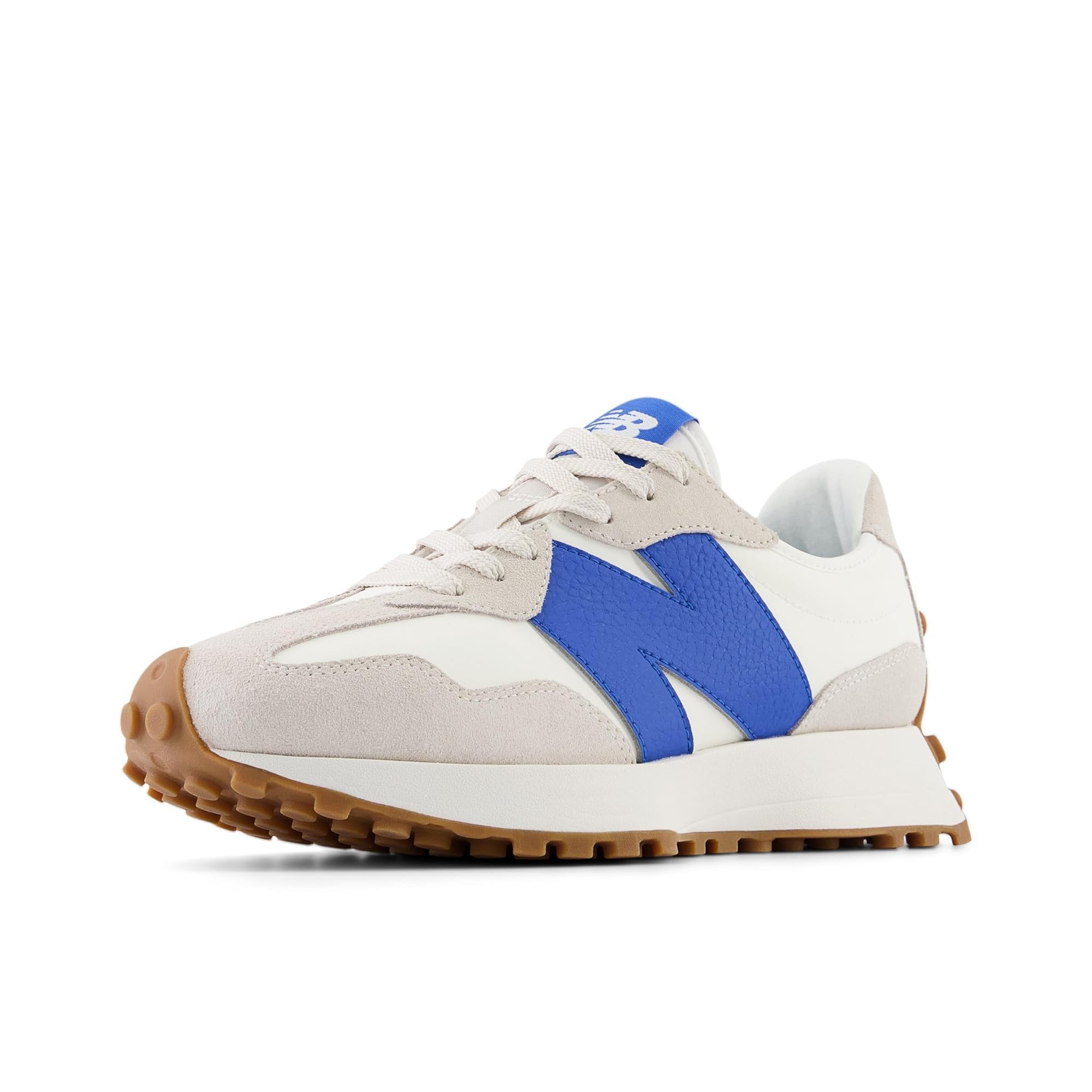 New Balance Men's 327 Sneakers, Marblehead/Team Forest Green, 10 Medium US